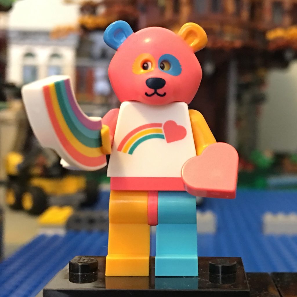 LEGO 71025 CMF Series 19 Rainbow Bear Minifigure - Brick Land