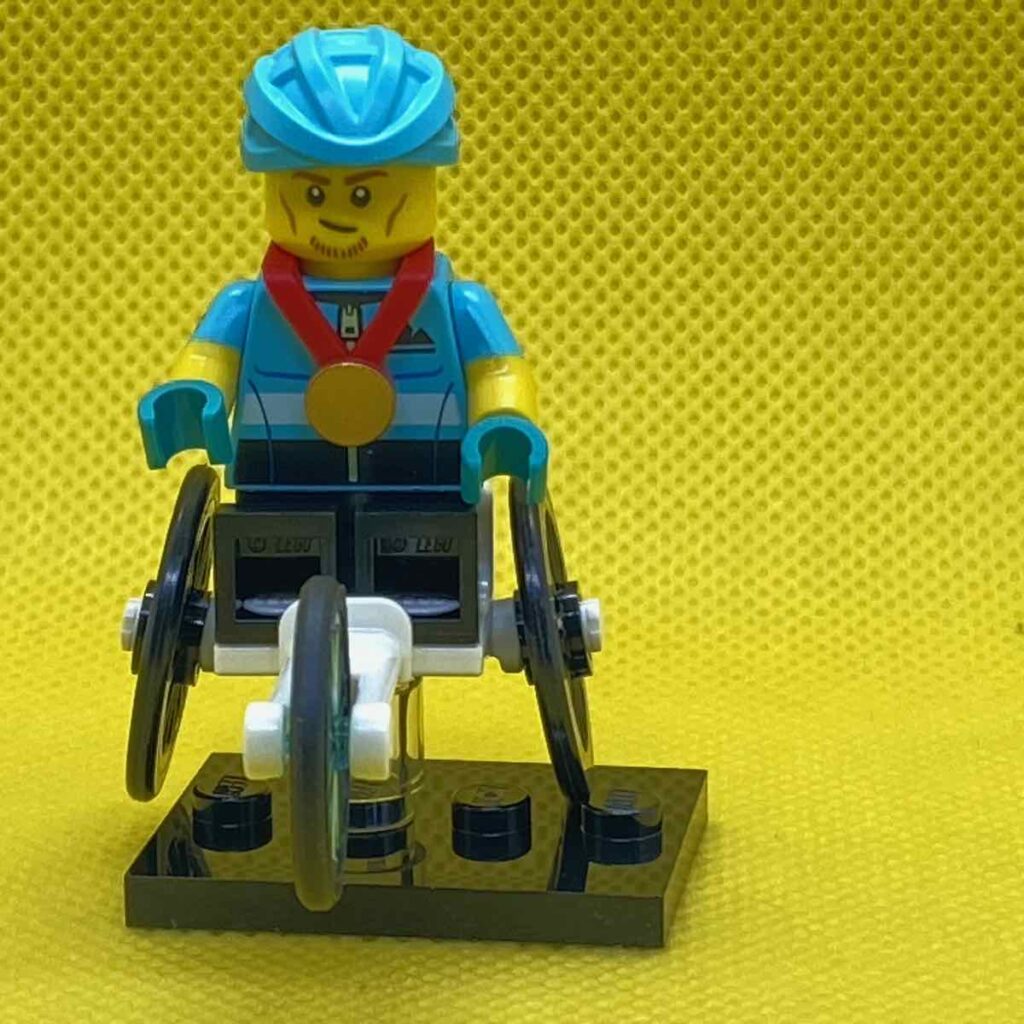 LEGO Wheelchair Racer Minifigure - Brick Land