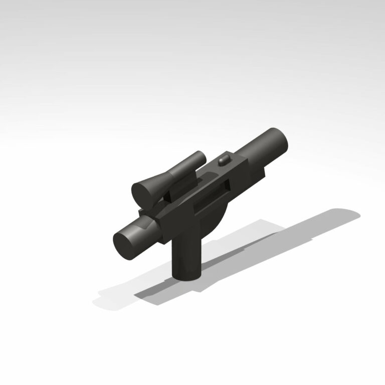 LEGO Part Minifigure Weapon Gun - Blaster Short from Star Wars Pearl ...