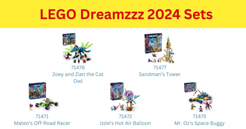 All the 2024 LEGO Dreamzzz Sets - so far. - Brick Land